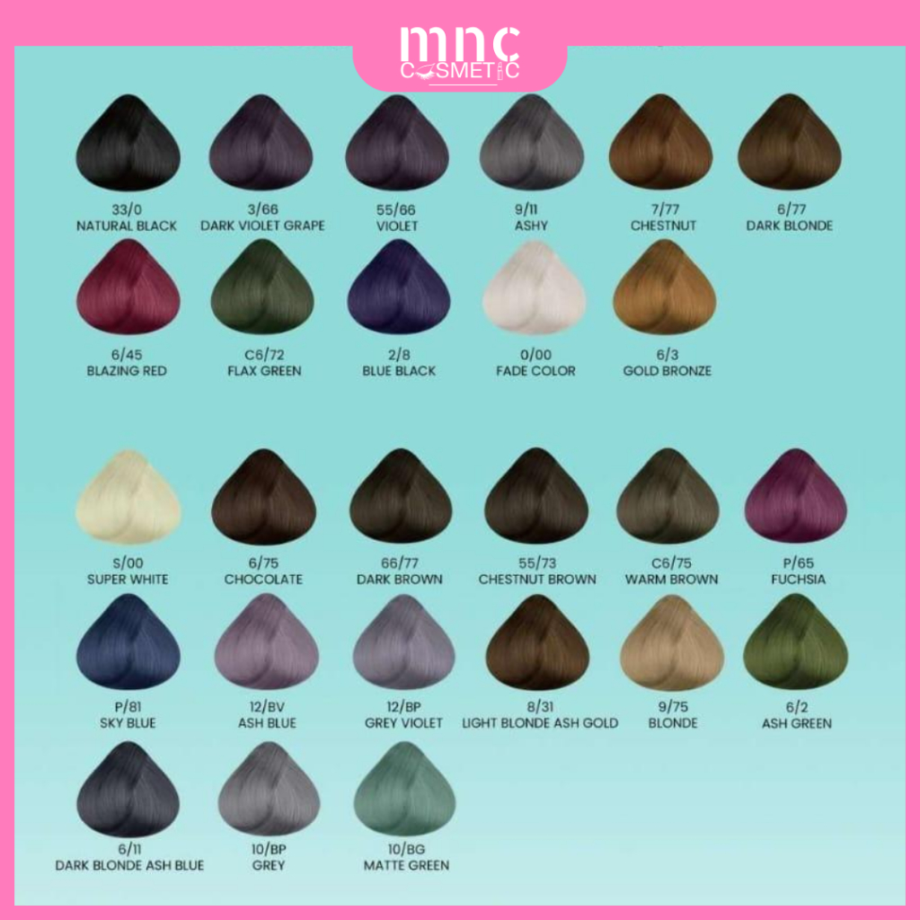Jual LUMINIQUE - Hair Color 26 Color Collection 100ml | Shopee Indonesia