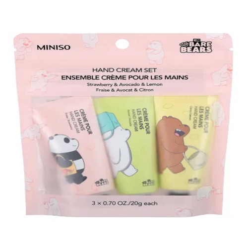 Jual Miniso X We Bare Bears Hand Cream Krim Tangan Moisturizing Skin ...