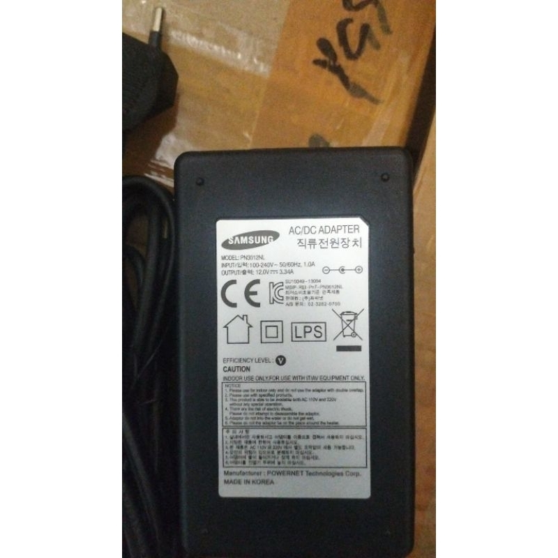Jual adaptor 12v 3.34a Samsung LED + kbl | Shopee Indonesia