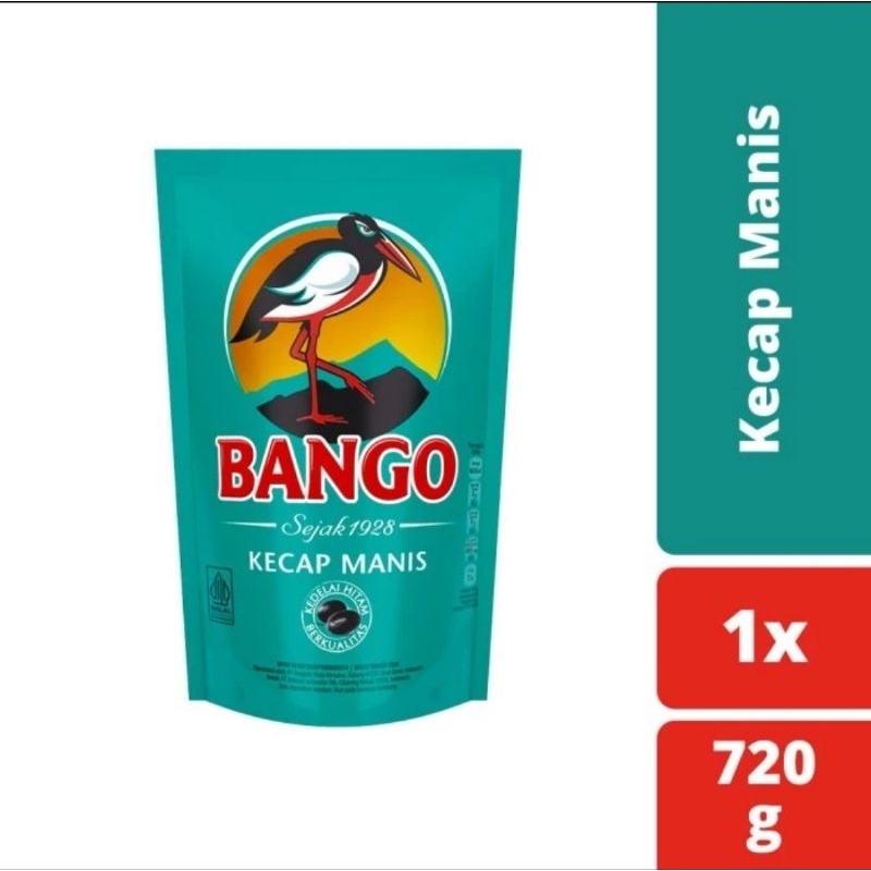 Jual Bango Kecap Manis kemasan Refill Pouch 720gr | Shopee Indonesia