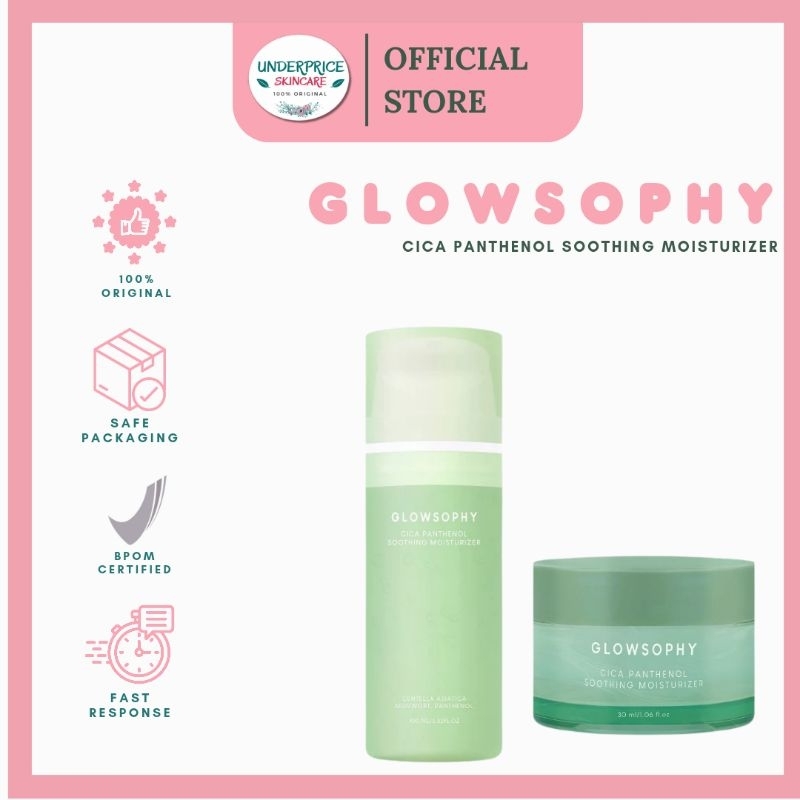 Jual GLOWSOPHY Cica Panthenol Soothing Moisturizer | Shopee Indonesia
