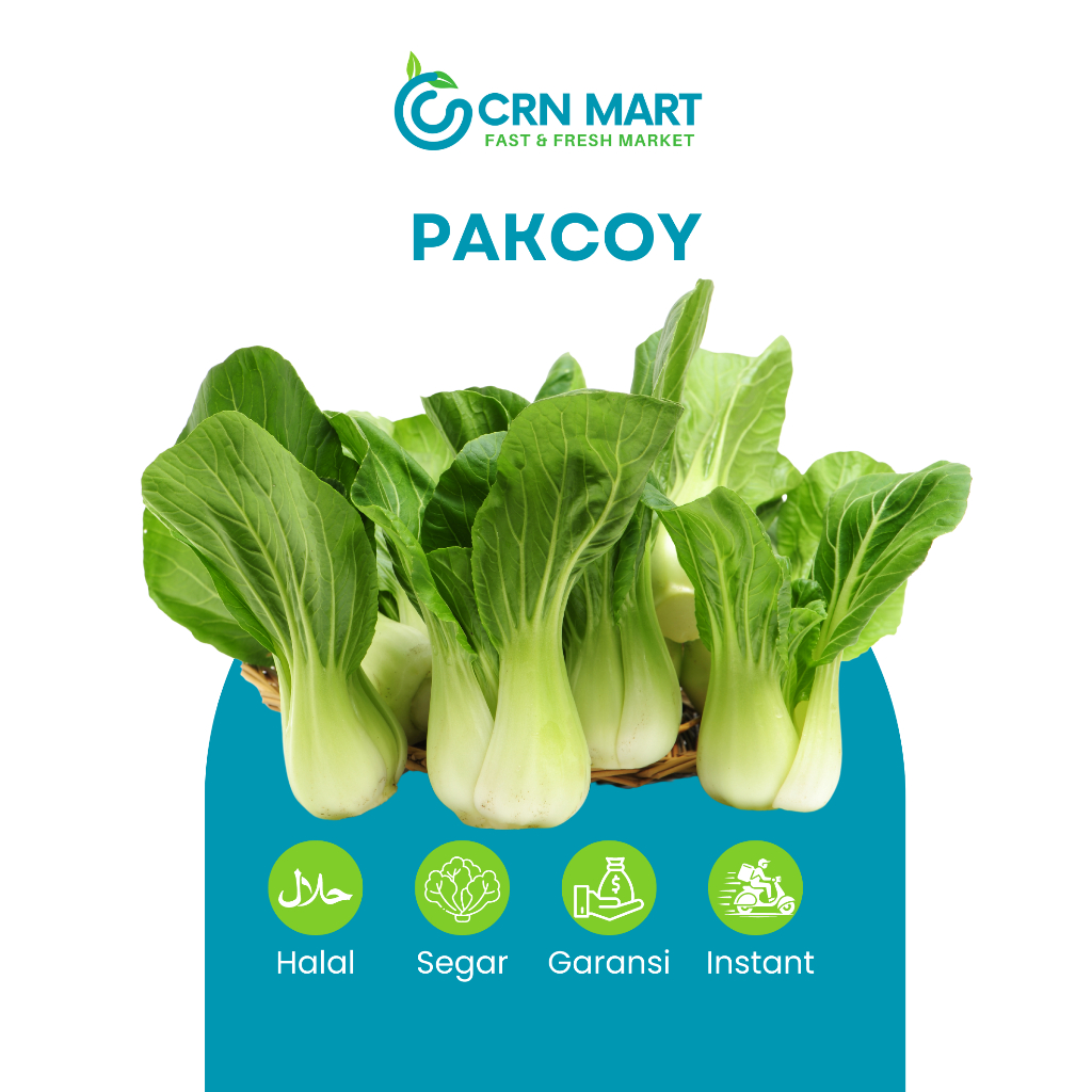 Jual CRN MART - Sawi Pakcoy Segar/Sawi Bokchoy Segar/Sayuran Segar/Sawi ...
