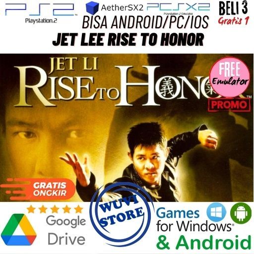 Jual PS 2 Jet Lee Rise to Honor | Bisa di PC / Android / IOS Plus ...