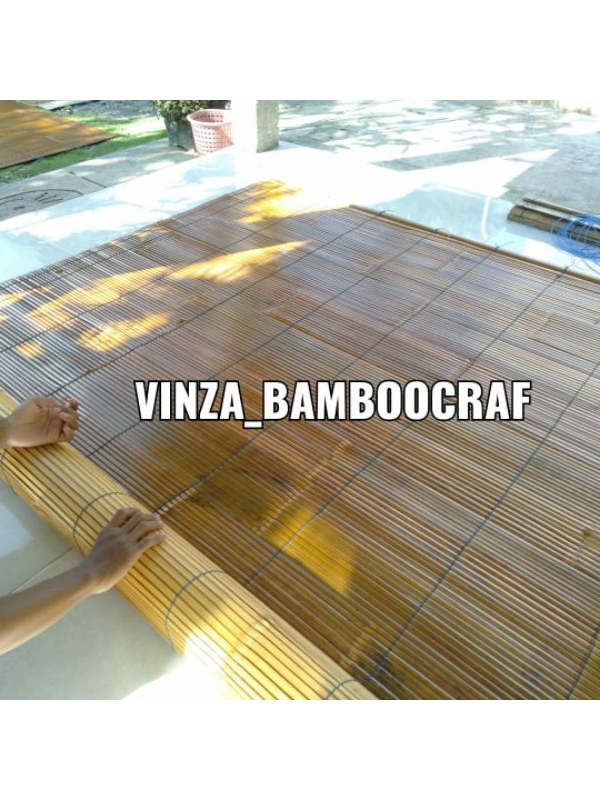 Jual Tirai Bambu / Krey ,kerey , Vernis UK 2 x 2 meter | Shopee Indonesia