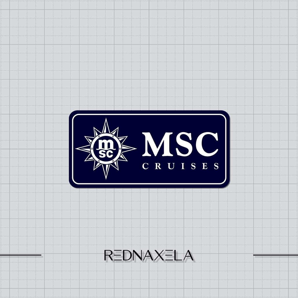 Jual Stiker Vinyl MSC Cruises Stiker Koper Outdoor Travel Sticker ...
