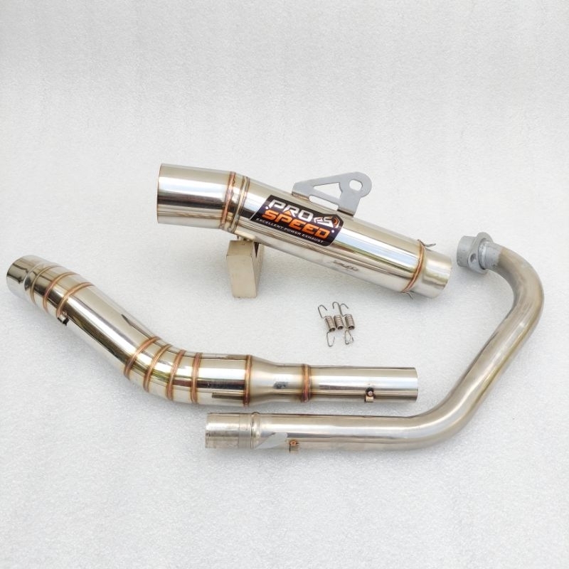 Jual PRO SPEED exhaust canister 51mm super open pipe for raider 150 ...