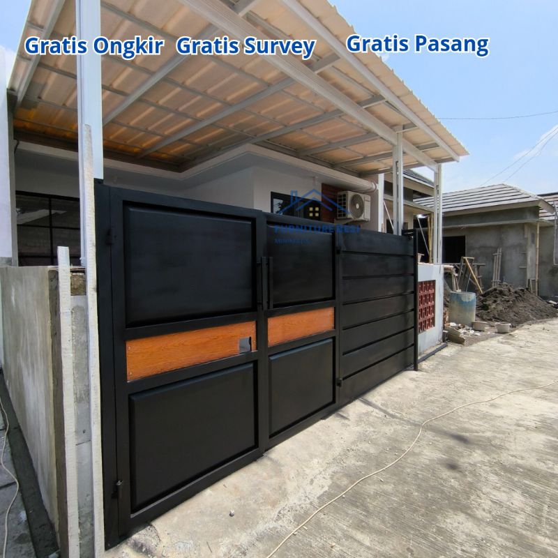 Jual pagar besi / pagar besi rumah minimalis / pagar rumah minimalis ...