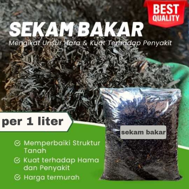 Jual Sekam Bakar Media Tanam Tanaman Bunga Tanaman Sayuran | Shopee ...