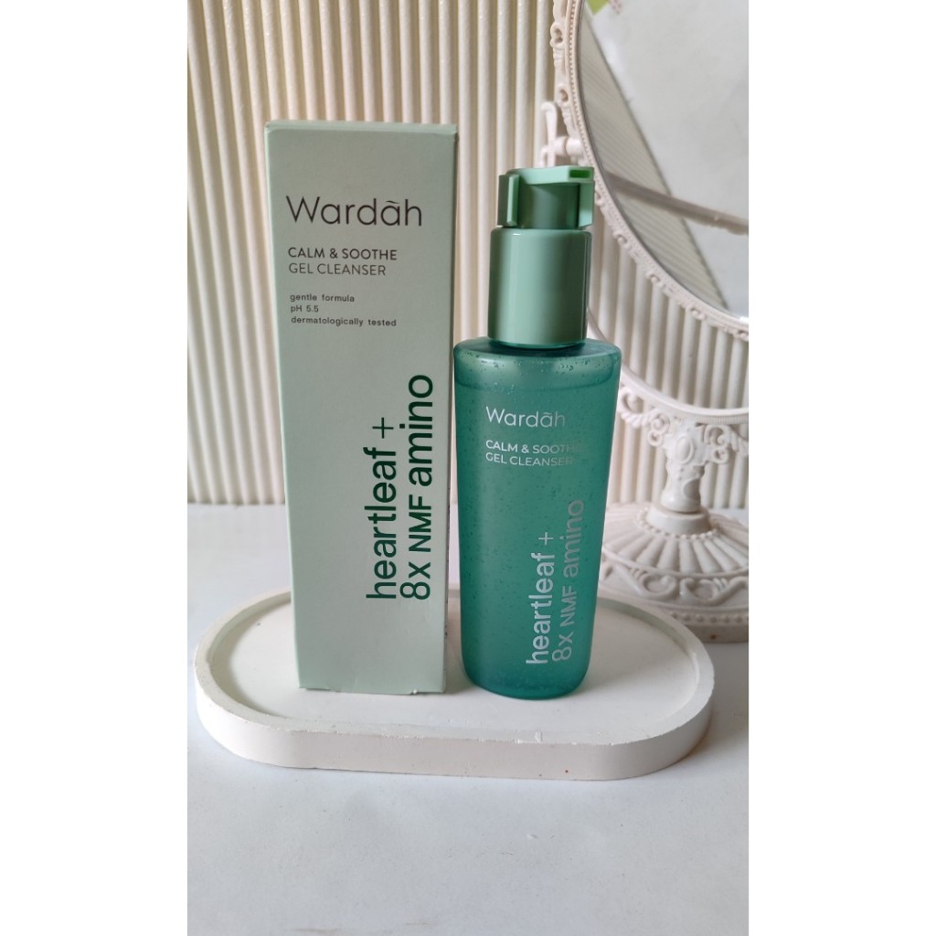 Jual Wardah Heartleaf + 8X NMF Amino Calm & Soothe Gel Cleanser 120 ml ...