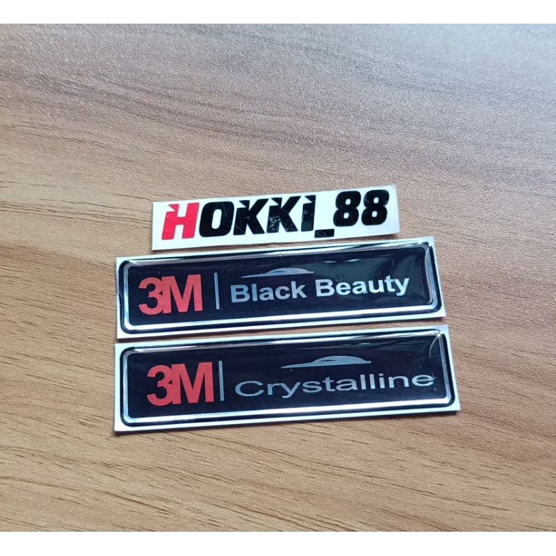 Jual Stiker emblem 3M BLACK BEAUTY 3M Crystalline timbul lentur Kaca film 3M | Shopee Indonesia