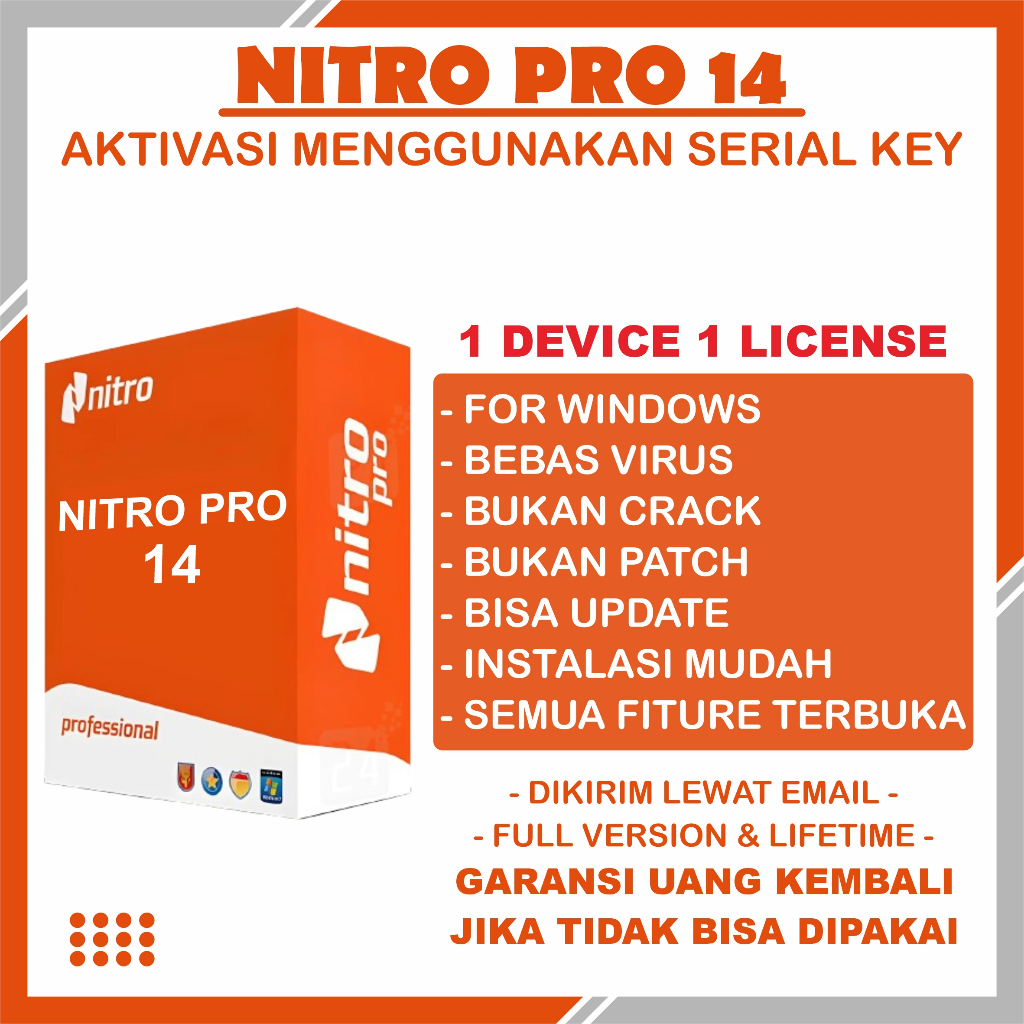 Jual Nitro Pro 14 PDF/Edit PDF License Original Lifetime Full Version ...