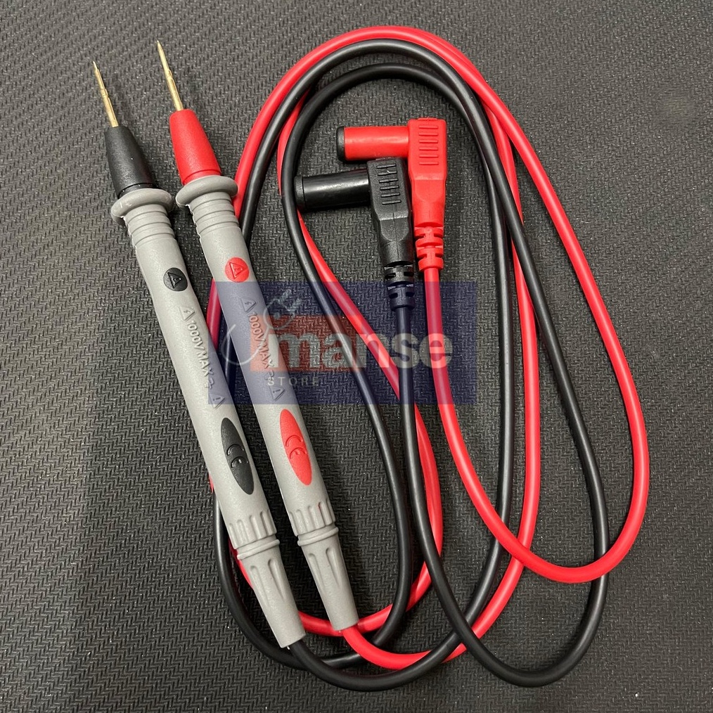 Jual Kabel Probe lti Tester Avometer Abu Tebal Jarum CAT 2 1V | Shopee ...