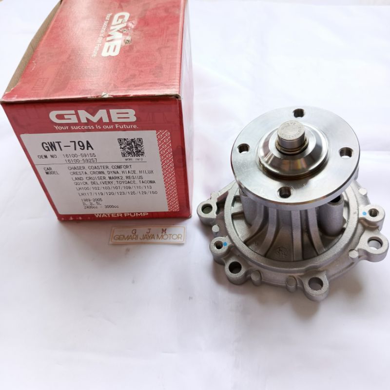 Jual WATER PUMP TOYOTA KIJANG 7K DIESEL GWT-79A GMB JAPAN | Shopee ...