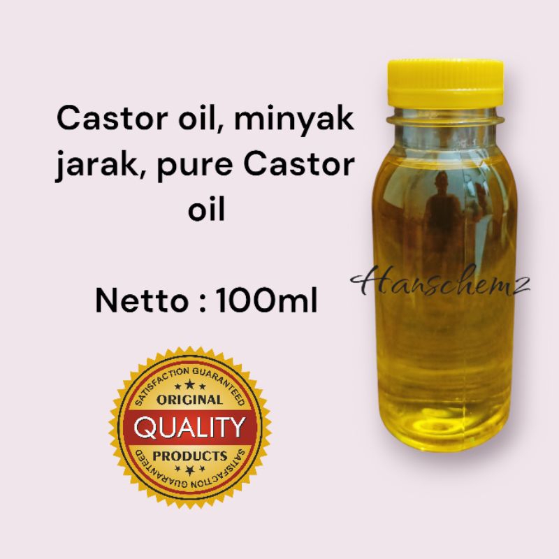 Jual Castor oil/minyak jarak/pure Castor oil @100ml | Shopee Indonesia