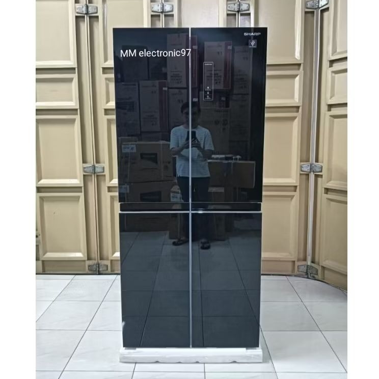 Jual Kulkas Sharp side by side 4 pintu J Tech inverter Plasma cluster ...