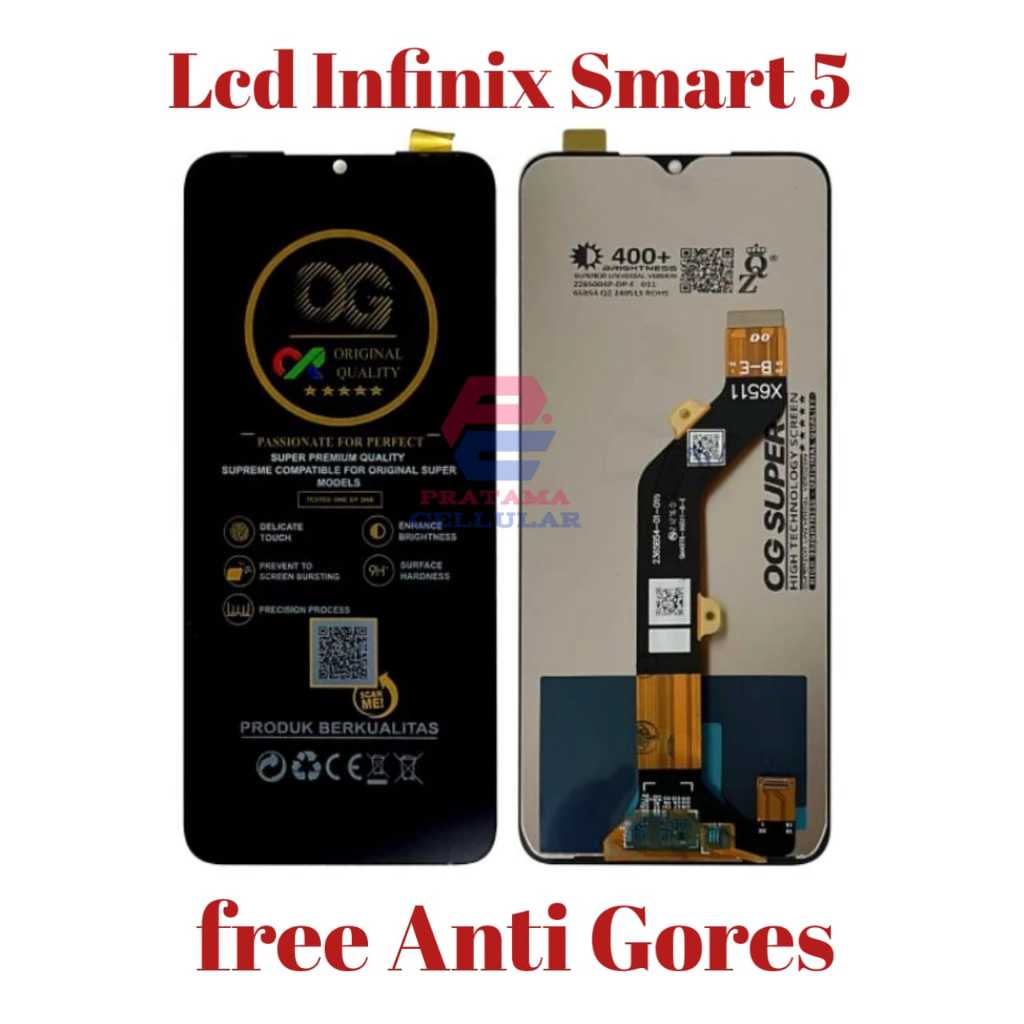 Jual LCD INFINIX SMART 5 / X657 OG ORI SUPER FULLSET TOUCHSCREEN ...