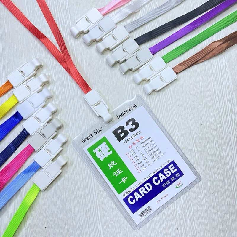 Jual TALI ID CARD 1 CM (TALINYA SAJA) | Shopee Indonesia