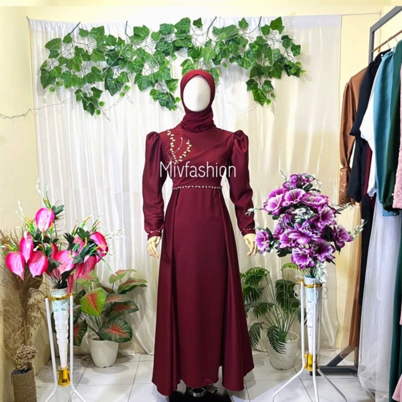 Jual Divya gaun pengantin kekinian dress formal gaun lamaran gaun ...