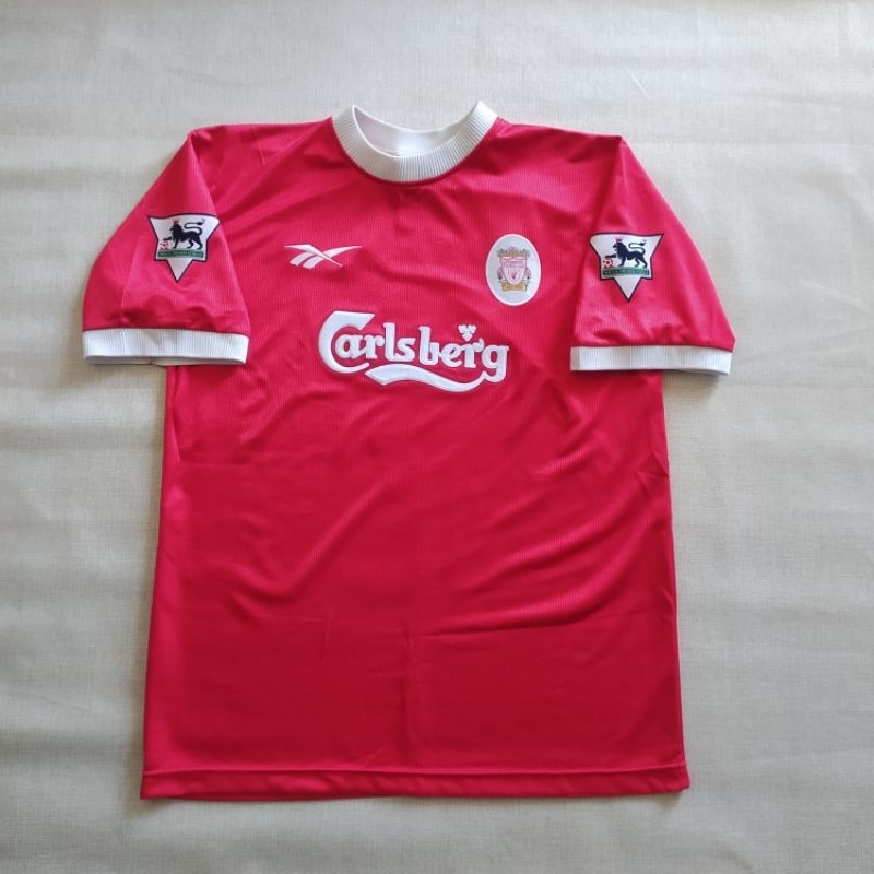 Jual Liverpool Reebok 99/00 Home Jersey Robbie Fowler | Shopee Indonesia