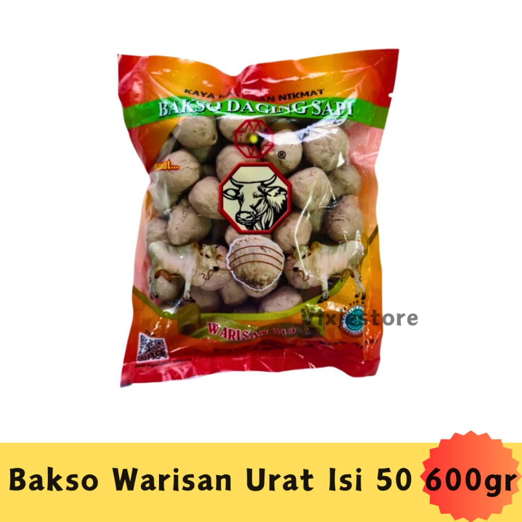 Jual Bakso Daging Sapi Warisan 319 Urat AB Isi 50 600gr | Shopee Indonesia