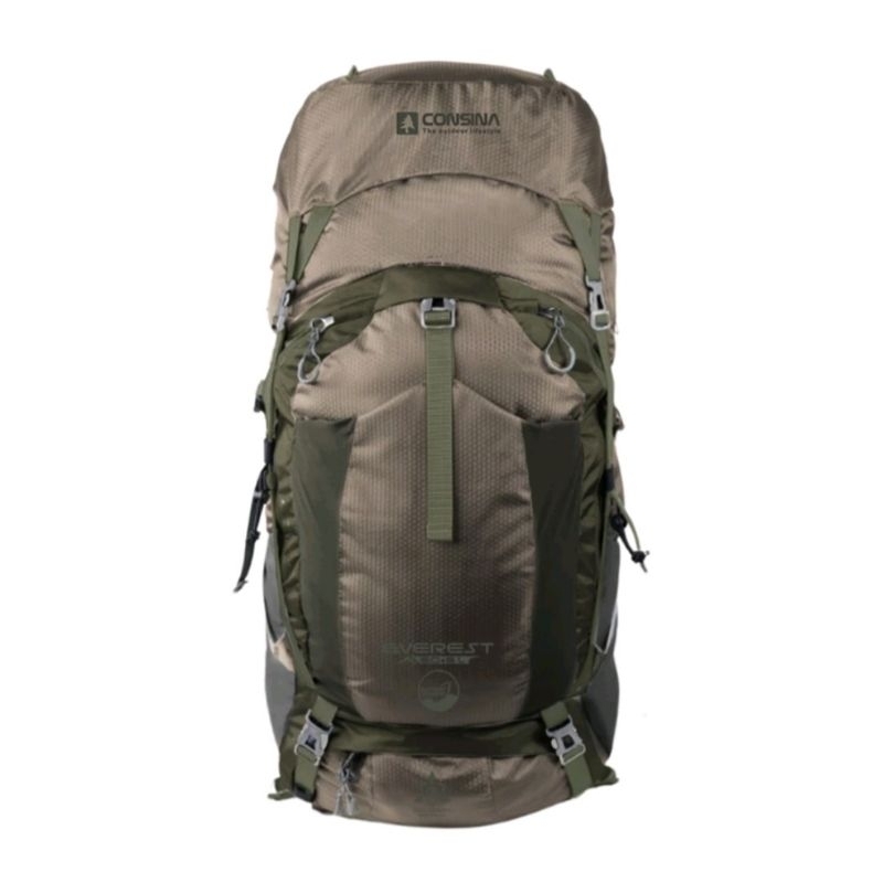 Jual CONSINA. TAS CARRIER 60 LITER EVEREST BATH 3 + RAINCOVER | Shopee ...