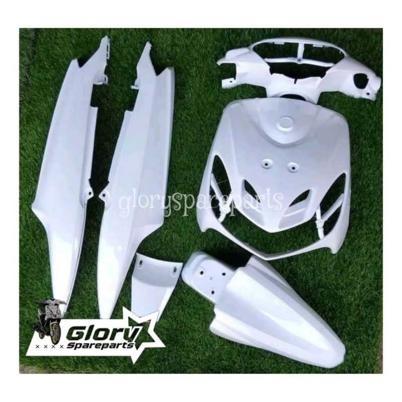 Jual fullset body halus Honda Mio smile/Mio new warna putih | Shopee ...