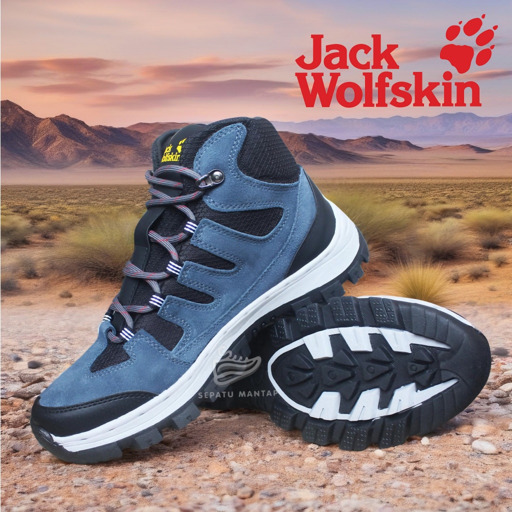 Jual Sepatu Hiking JACK WOLFSKIN GUNUNG Outdoor PRIA Anti-Slip | Sepatu ...
