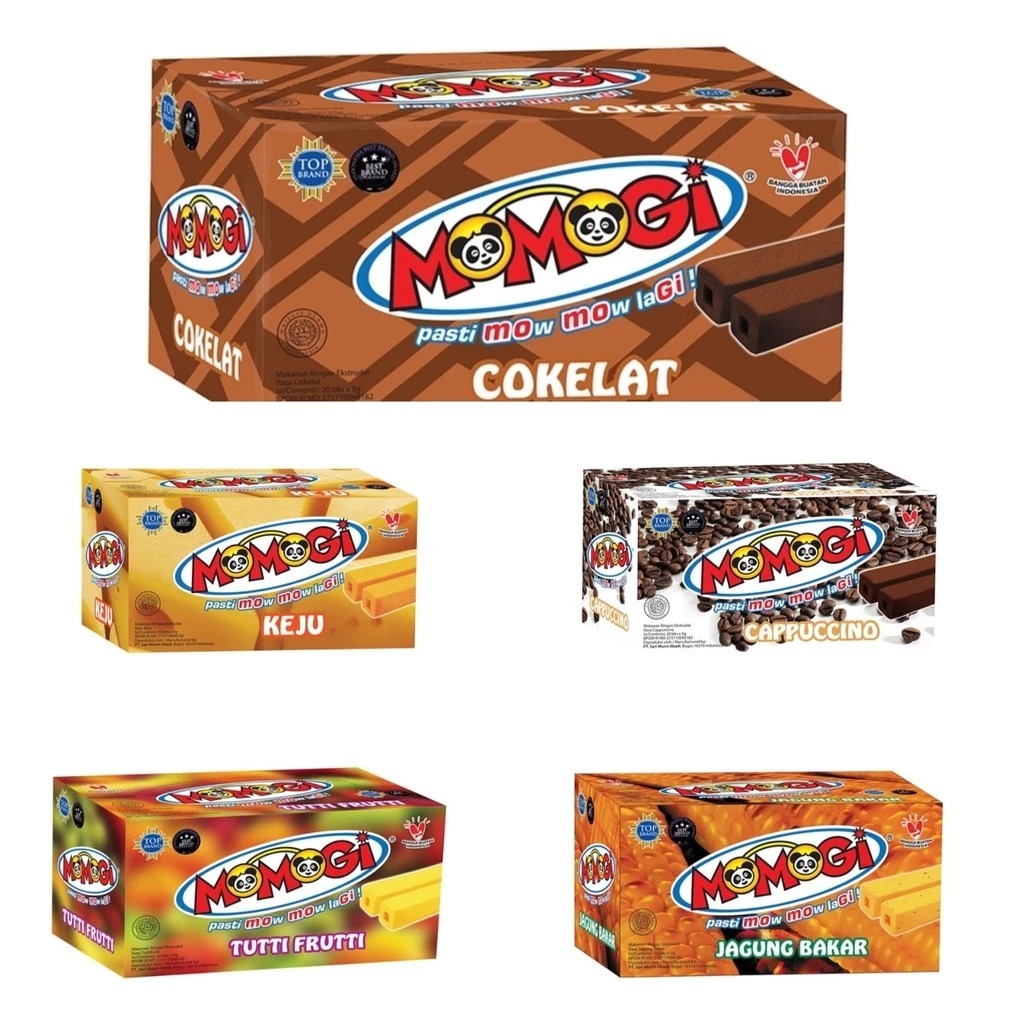 Jual Momogi / Momogi Box / Momogi Stick / Snack Momogi Jagung Bakar Kimchi Coklat Tutti Keju ...
