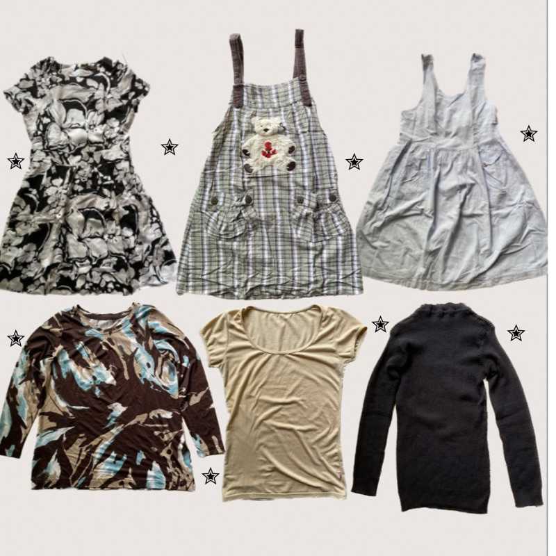 Jual thrift atasan | baju | dress | second | y2k vintage retro | Shopee ...