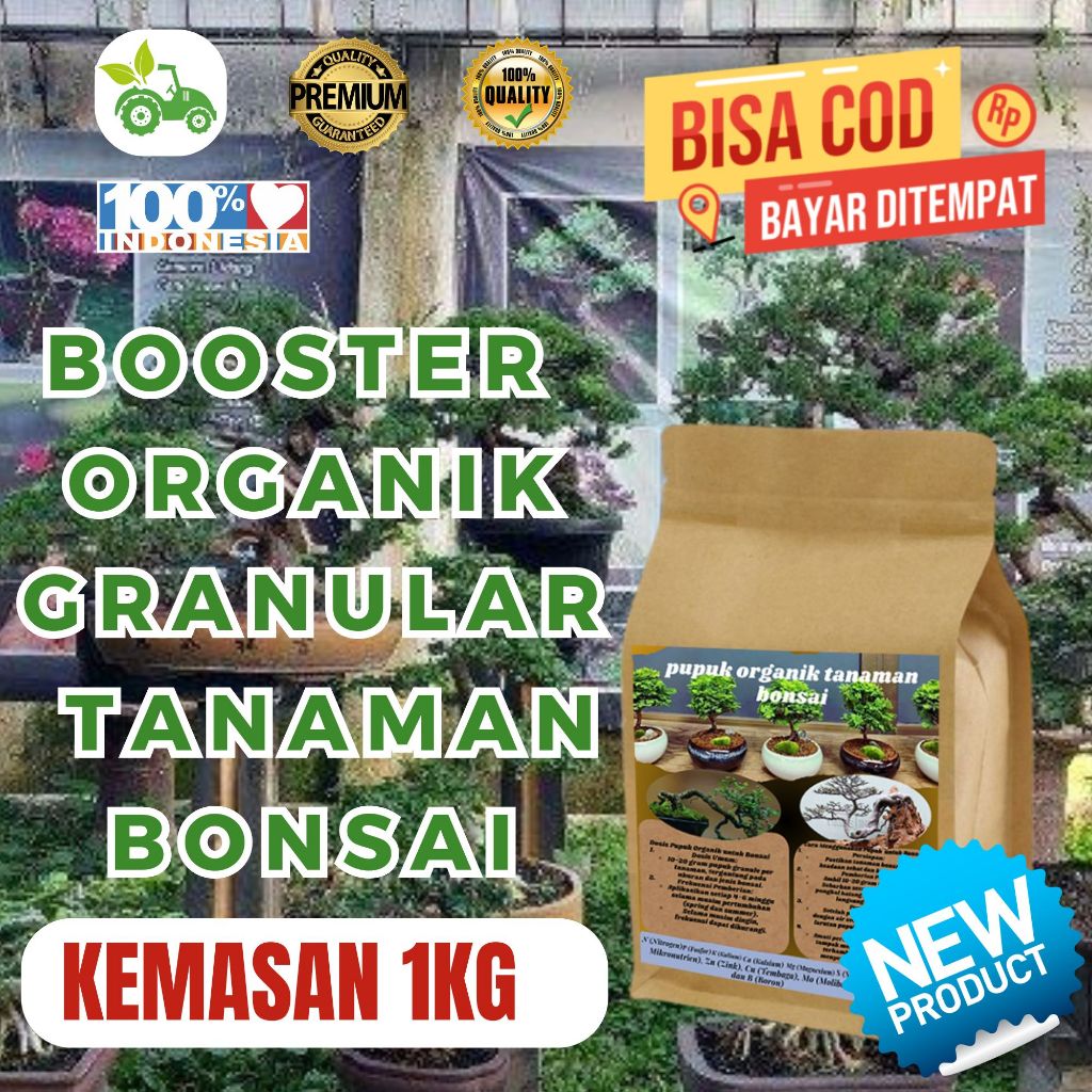Jual BOOSTER ORGANIK TANAMAN BONSAI, NUTRISI LENGKAP PERTUMBUHAN DAN ...