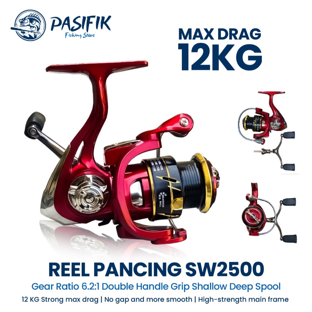 Jual C Screw in Reel Pancing Fishing Reel ALL WS2500 Fishing Reel CN6.2 ...