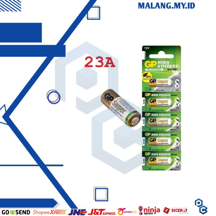 Jual Baterai GP Ultra Super Alkaline GP 23AE 23 A23 V23GA MN21 12V Battery | Shopee Indonesia