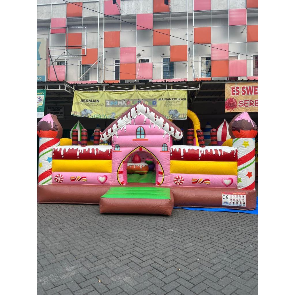 Jual RUMAH BALON / ISTANA BALON / BOUNCY (6x4 m) | Shopee Indonesia