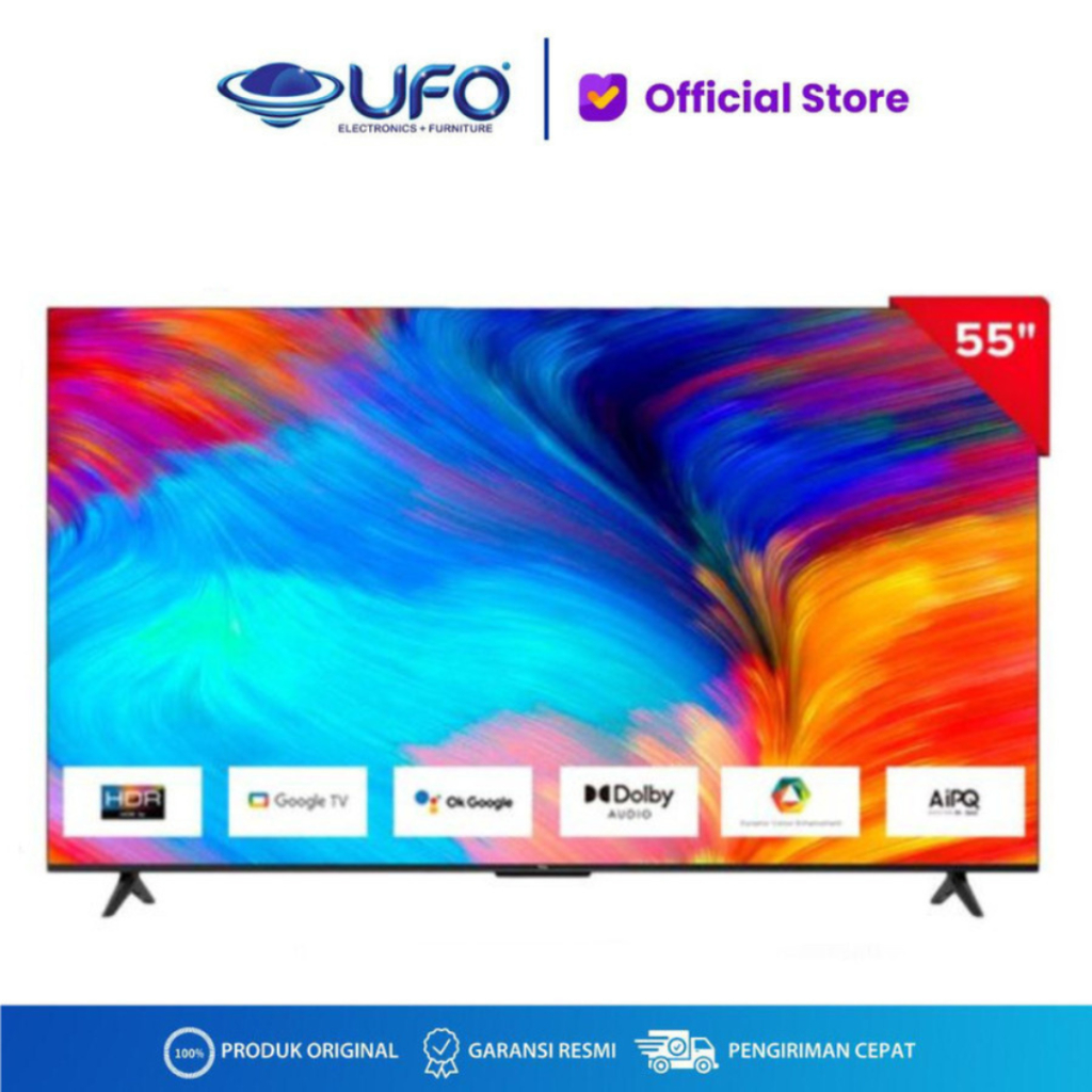Jual TCL 55P635 LED TV GOOGLE TV 55 INCH 55" SMART TV 55 INCH 4K UHD | Shopee Indonesia