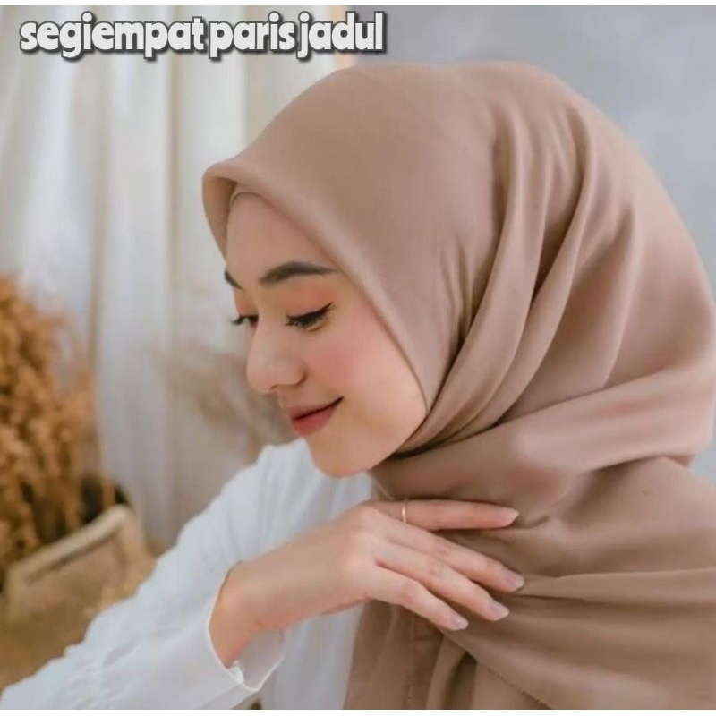 Jual HIJAB SEGIEMPAT PARIS JADUL - Paris jadul premium | Shopee Indonesia