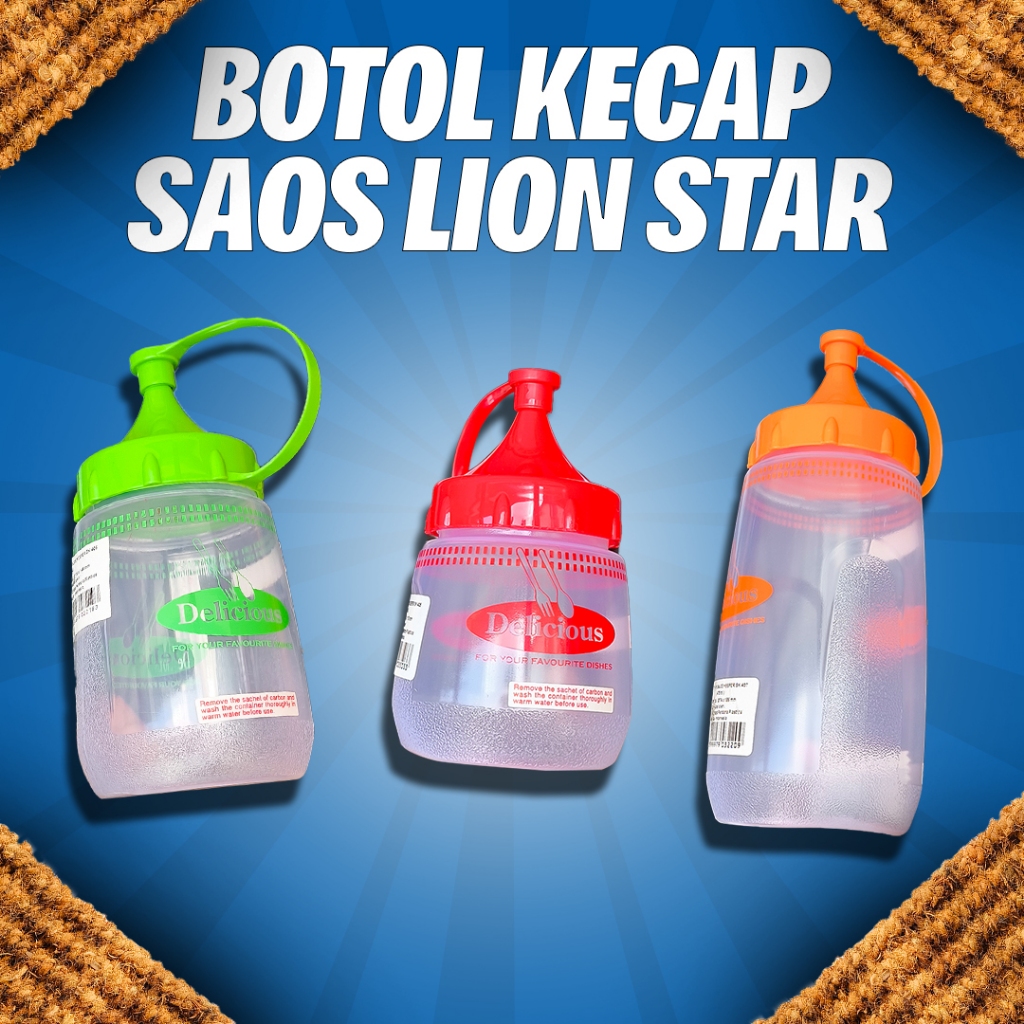 Jual LION STAR BOTOL KECAP PLASTIK/BOTOL SAOS/SAOS MAYONIS/MINYAK BOTOL ...