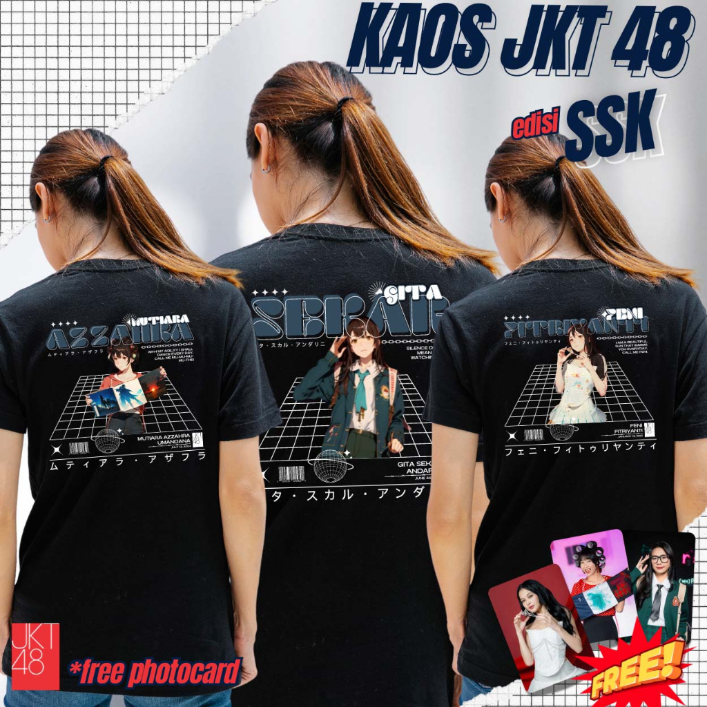 Jual Kaos JKT48 | versi SSK | Unisex | Shopee Indonesia