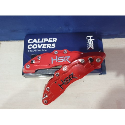 Jual Cover Caliper Untuk Rem Mobil Merek HSR Warna Merah Bagian Depan ...