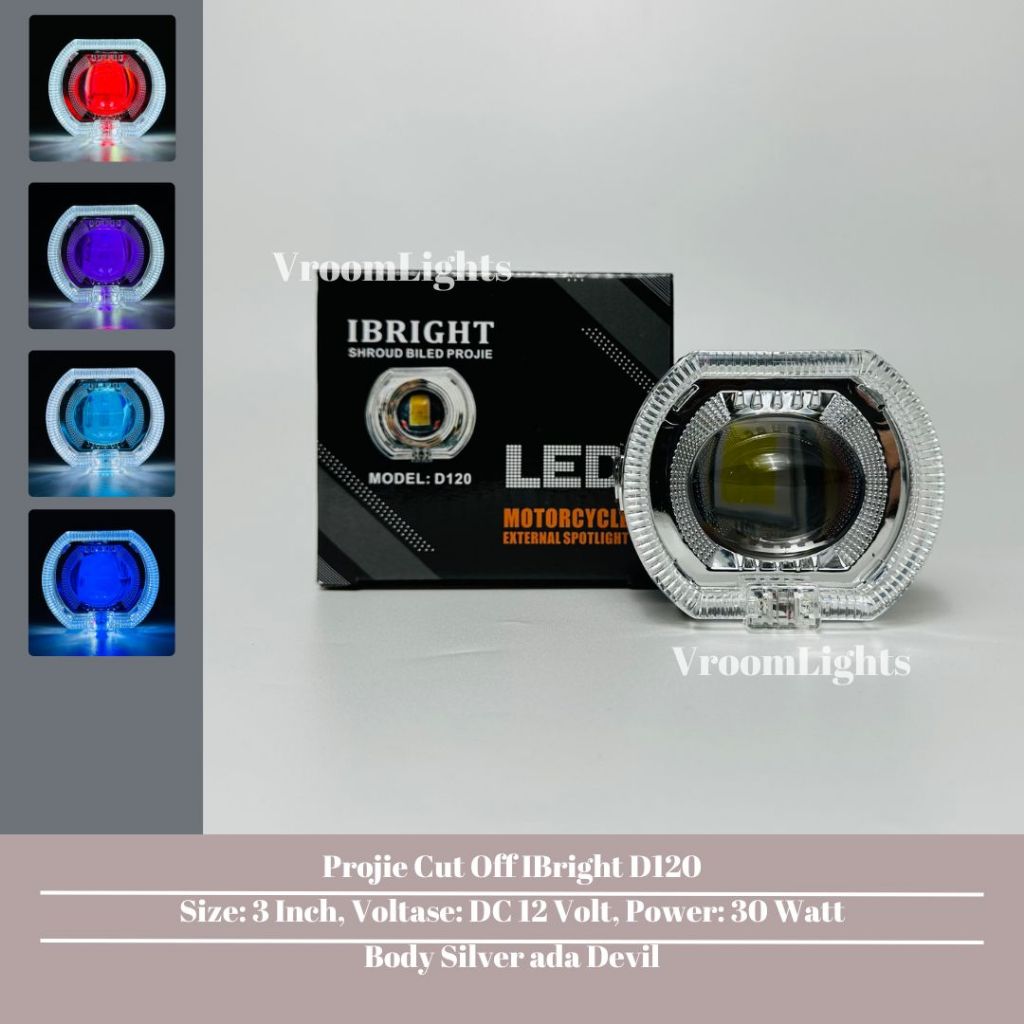 Jual IBRIGHT Tipe D120 Projie Cut Off 3 Inch Body Silver | Shopee Indonesia