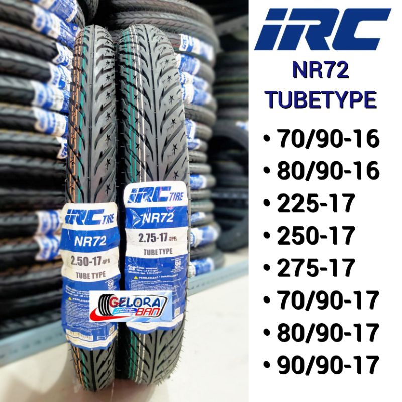 Jual Ban Montor Irc NR72 225-17 ban 250-17 ban 275-17 ban 70/90-17 ban 80/90-17 ban 90/90-17 ban ...