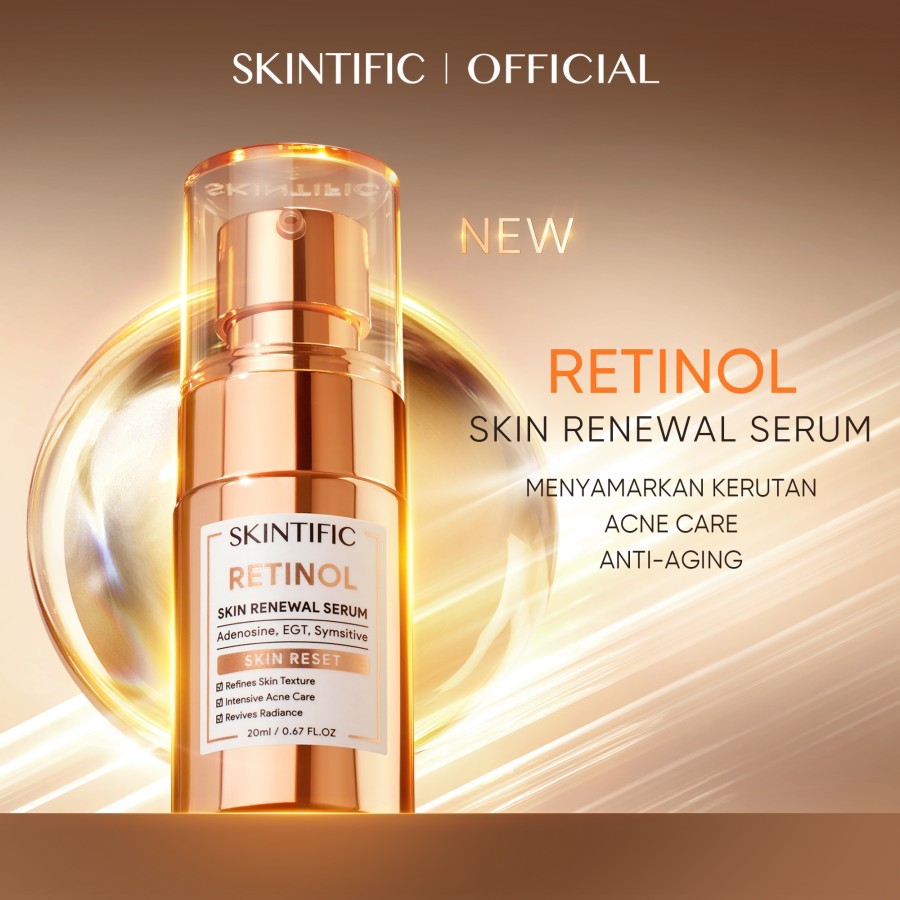 Jual SKINTIFIC Retinol Serum Anti Aging 5X Ceramide Gentle A Renewal ...