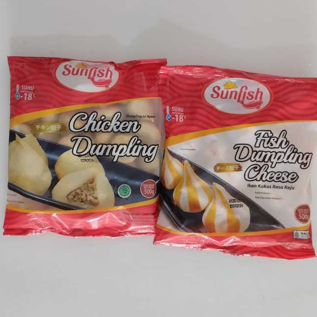 Jual Dumpling Sunfish Ayam dan Keju Berat 500gr Chicken and Cheese ...