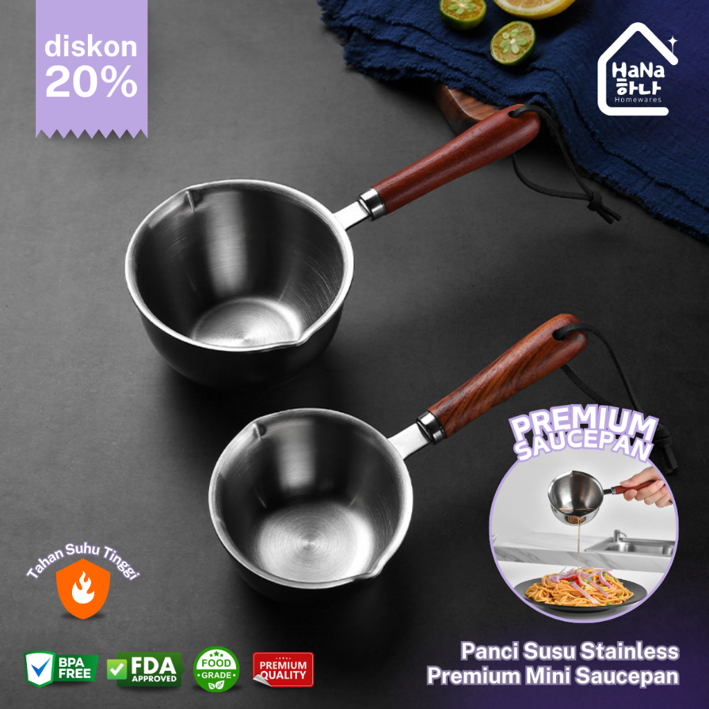 Jual Panci Susu Stainless Mini Saucepan Serbaguna - Panci Kecil untuk ...