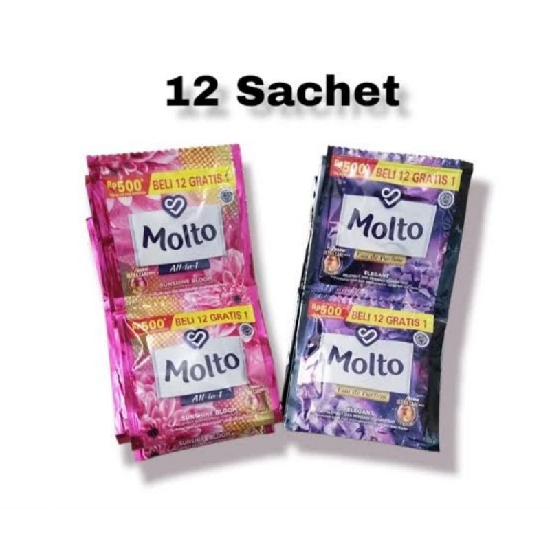 Jual Molto Pewangi Renteng @500 12+1 | Shopee Indonesia