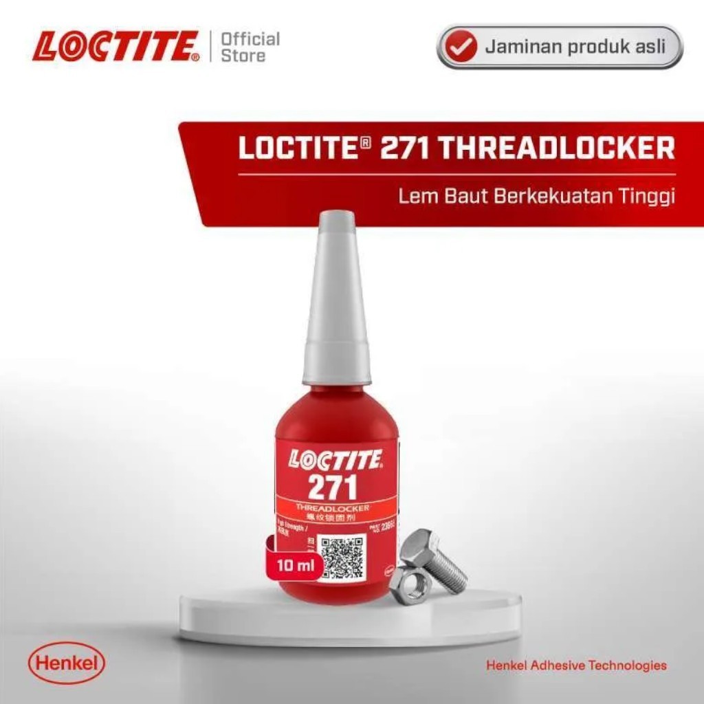 Jual LOCTITE 271 10ML ORIGINAL - LEM LOCTITE 271 10 ML | Shopee Indonesia