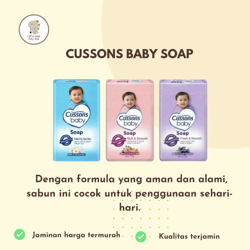 Jual CUSSONS BABY SOAP | Shopee Indonesia