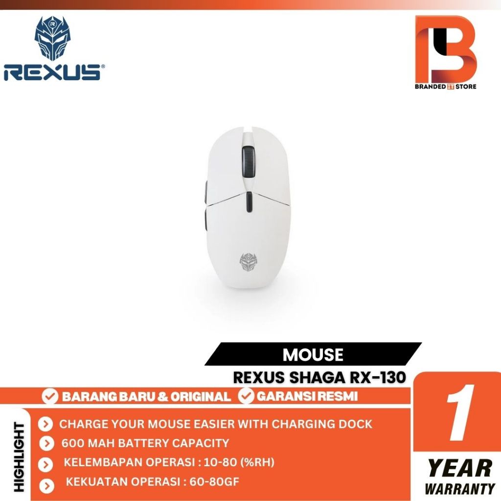 Jual REXUS SHAGA RX130 RX-130 RGB WIRELESS Gaming Mouse | Shopee Indonesia