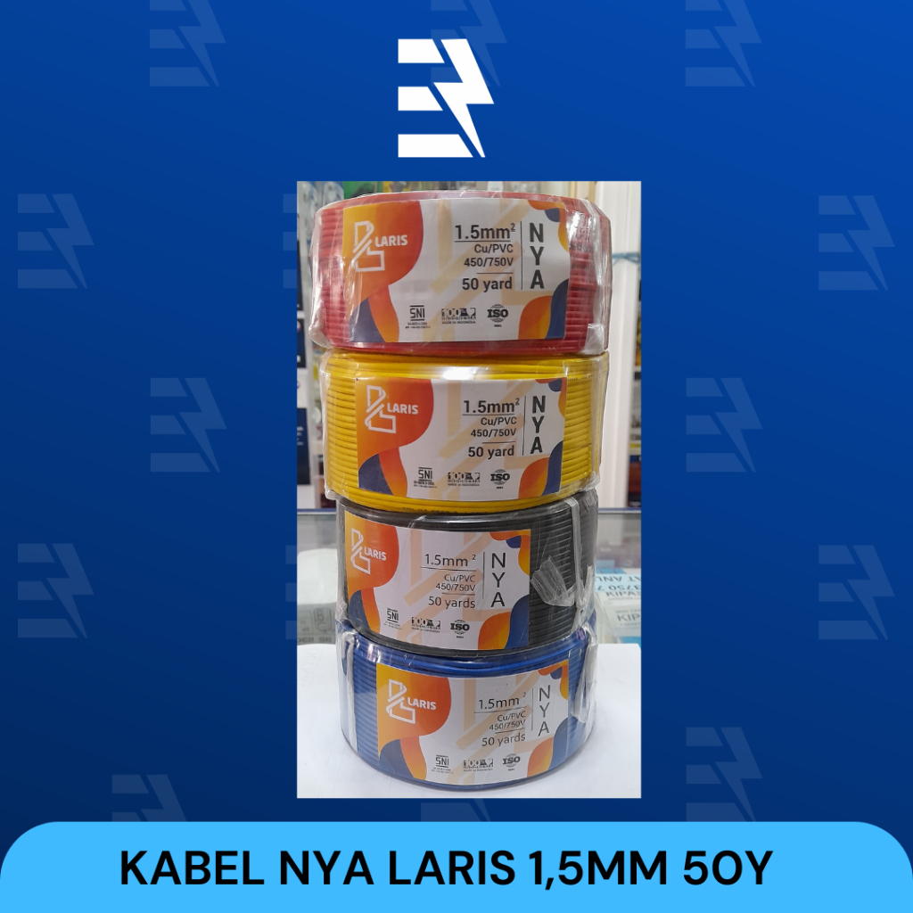 Jual KABEL ENGKEL NYA LARIS 1,5MM PANJANG 50 YARD | Shopee Indonesia