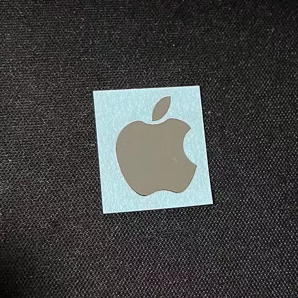 Jual Sticker Logo Apple Silver (1Pcs Sticker) | Shopee Indonesia