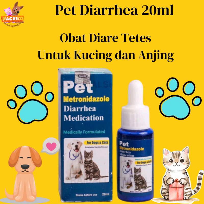 Jual Obat Diare Anjing Kucing Pet Diarrhea 20ml | Shopee Indonesia